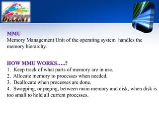 Memory management | PPTX