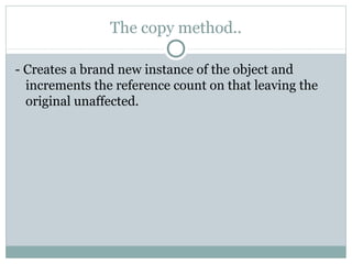Memory management in Objective C | PPT
