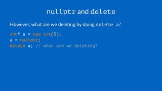 Memory management in C++ | PPT
