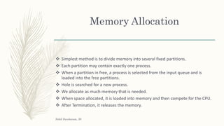 Memory management | PPT