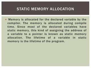Memory management | PPTX