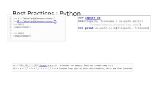 Coding Best Practices For Memory Management | PPT