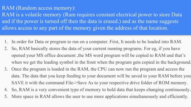 Memory Organisation in embedded systems | PPTX