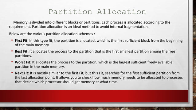 Memory Management in OS | PPTX | Operating Systems | Computer Software ...
