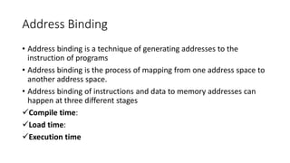 Memory management | PPTX