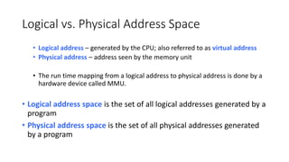 Memory management | PPTX