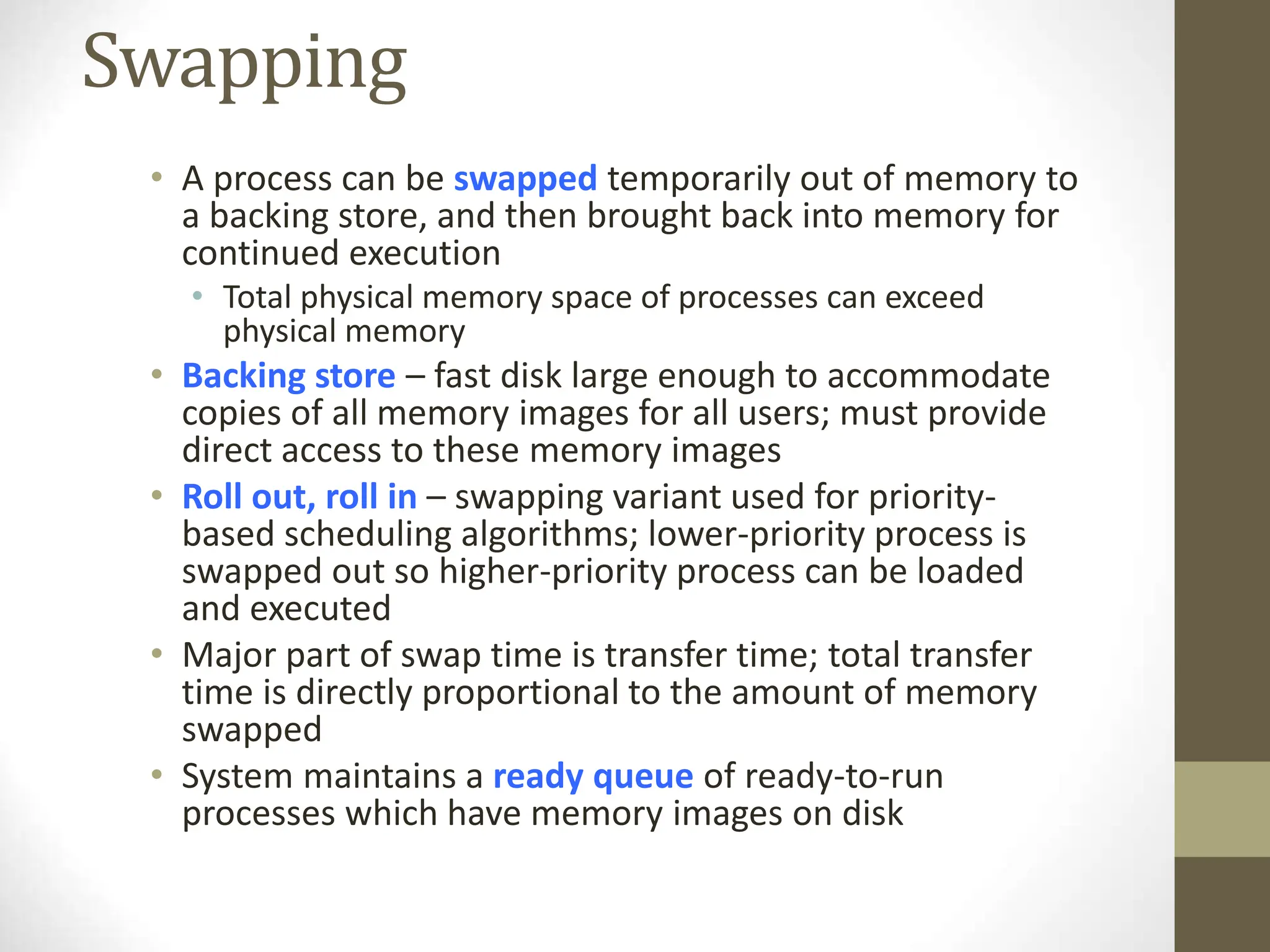 Operating systems- Main Memory Management | PPT