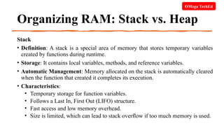 Memory management, Types of memory, Making the most of your RAM. | PPTX
