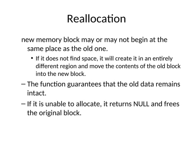 Memory Management for C and C++ _ language | PPT