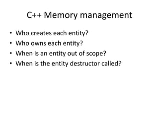 Introduction to Basic Memory Management C++ | PPTX
