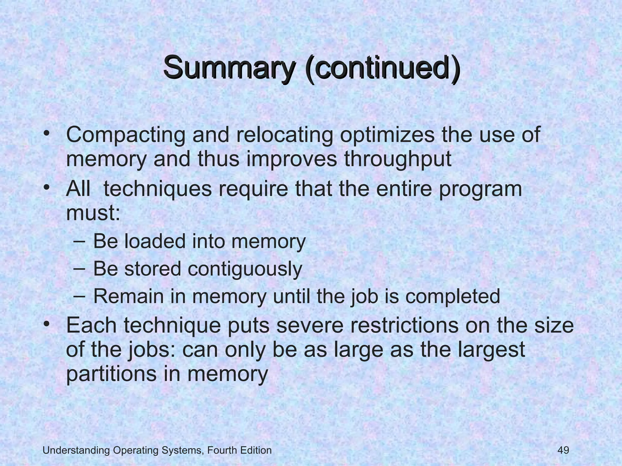 Memory management early_systems | PPT