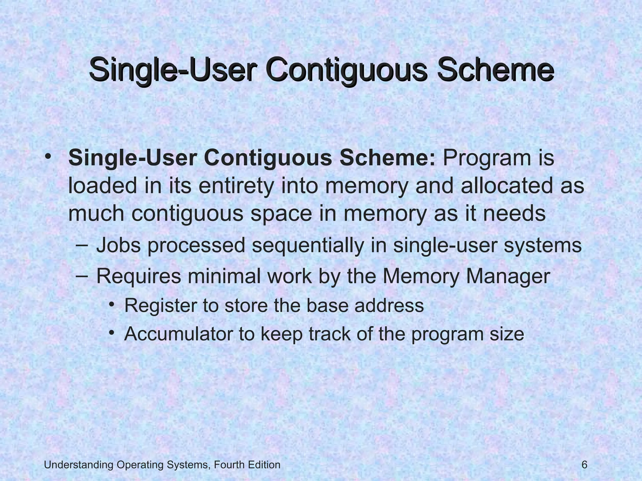 Memory management early_systems | PPT