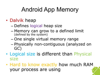 Memory management in Andoid | PPTX