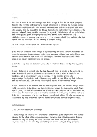 Memory management in c++ | PDF