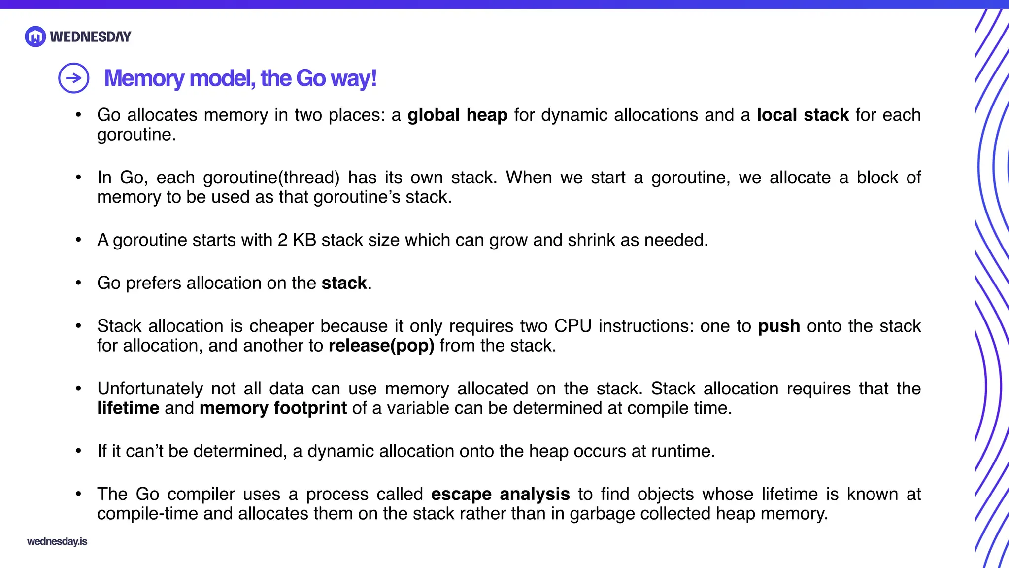 Memory Management in Go: Stack, Heap & Garbage Collector | PDF