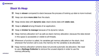Memory Management in Go: Stack, Heap & Garbage Collector | PPT