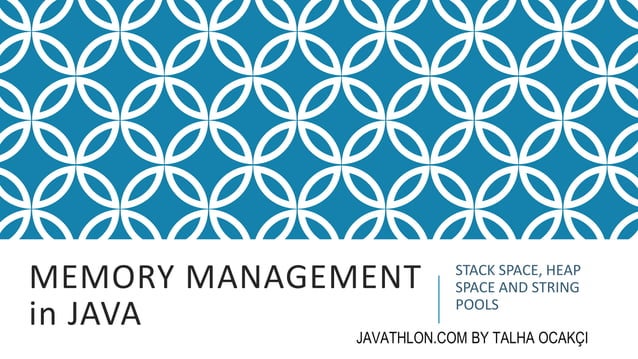 Heap and stack space in java | PPTX