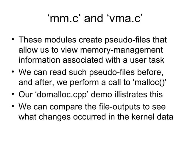 Memory management in linux | PPT