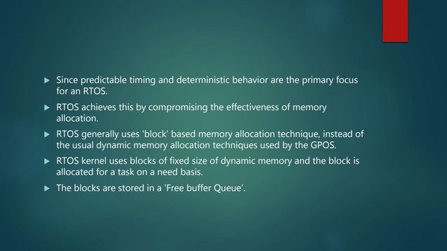 Memory Management In Rtos Pptx
