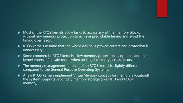 Memory Management In Rtos Pptx