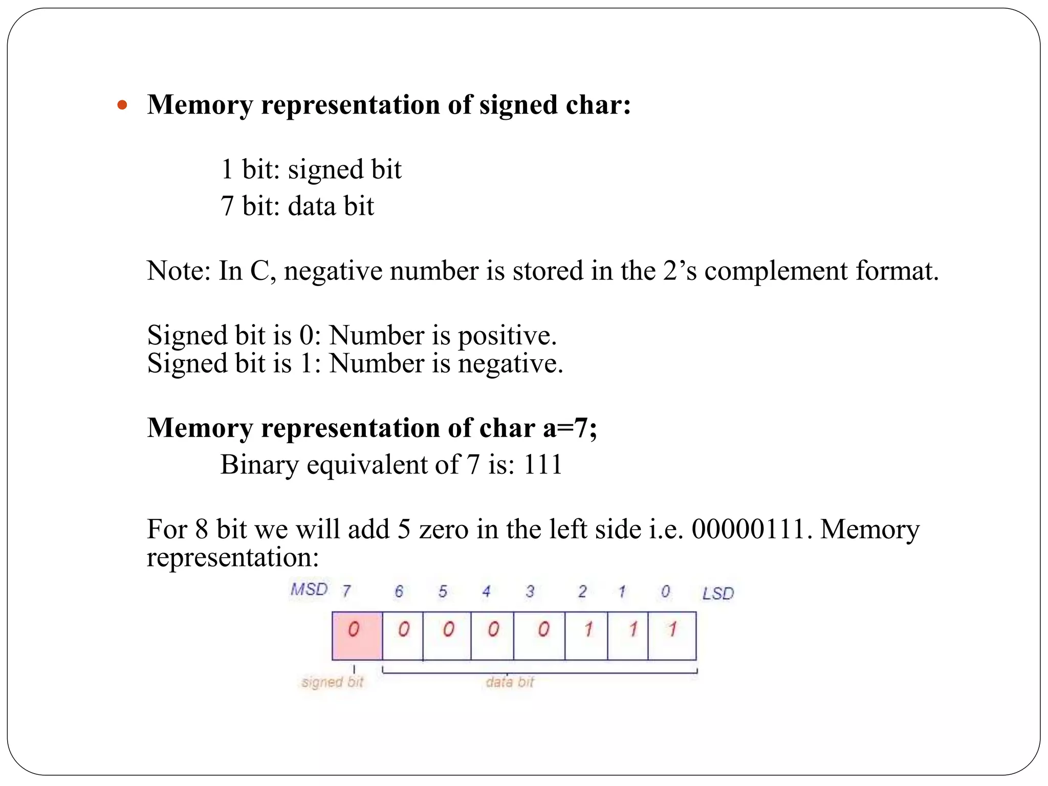 Memory management of datatypes | PPTX