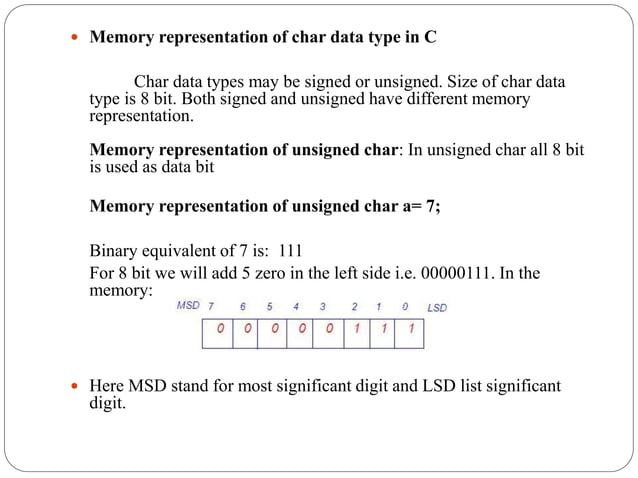 Memory management of datatypes | PPT