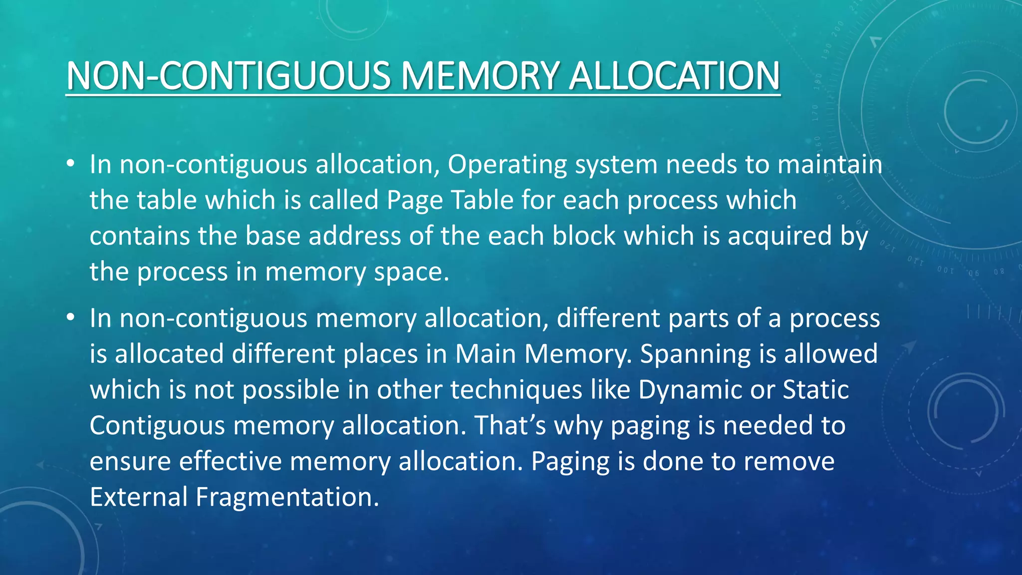 Memory management ppt | PPTX
