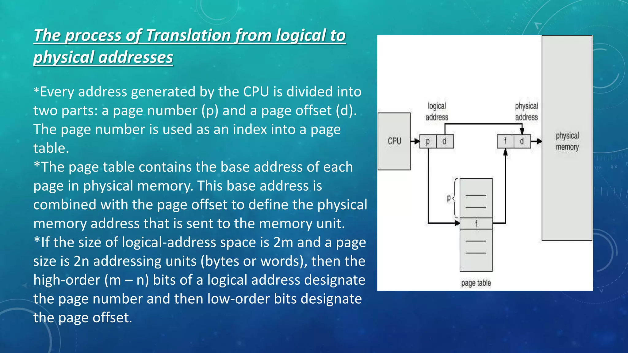 Memory management ppt | PPTX