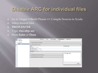 Memory management ARC | PPT