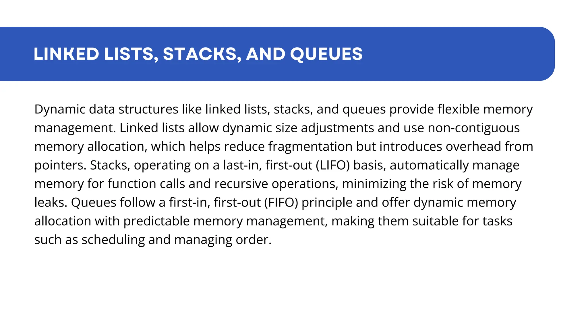 Efficient Memory Management with Data Structures - Hiike | PDF