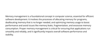 Efficient Memory Management with Data Structures - Hiike | PDF