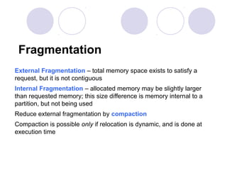 Memory management OS | PDF | Operating Systems | Computer Software and Applications