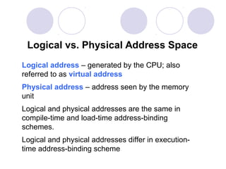 Memory management OS | PDF | Operating Systems | Computer Software and Applications