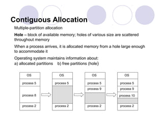 Memory management OS | PDF | Operating Systems | Computer Software and Applications