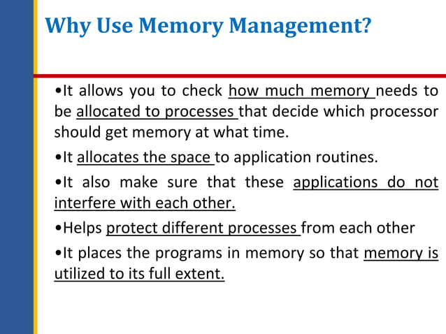 memory managment on computer science.ppt