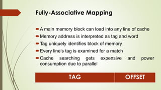 Memory mapping techniques and low power memory design | PPTX