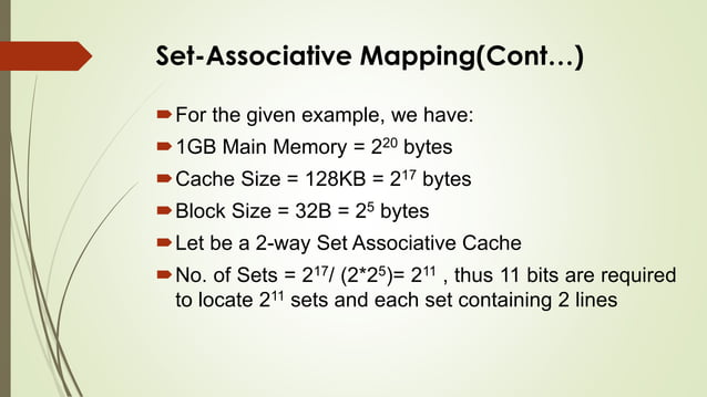 Memory mapping techniques and low power memory design | PPTX