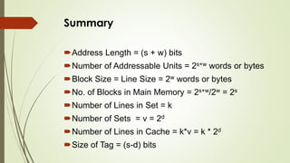 Memory mapping techniques and low power memory design | PPTX