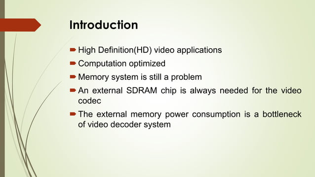 Memory mapping techniques and low power memory design | PPTX