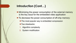 Memory mapping techniques and low power memory design | PPTX