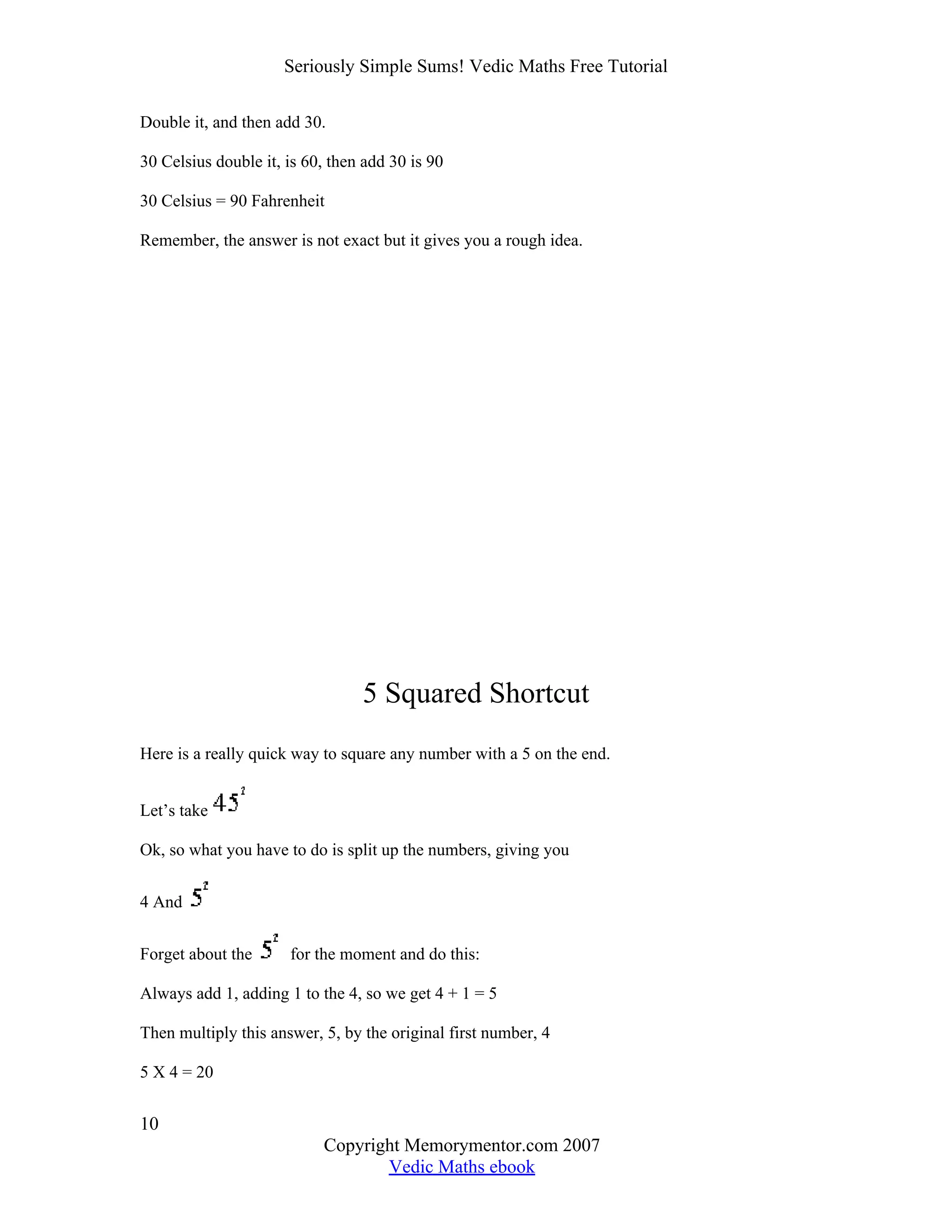 Memorymentor maths tips | PDF