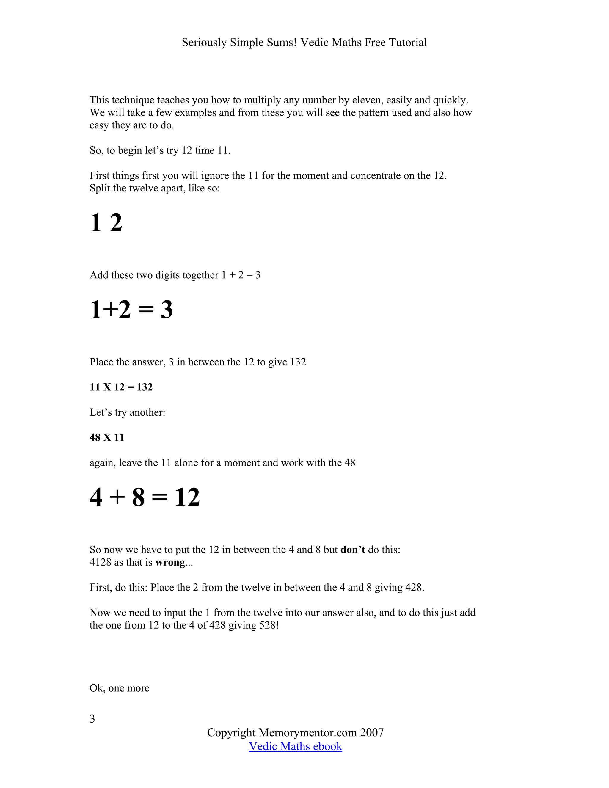 Memorymentor maths tips | PDF