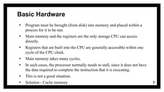 Memory management basics | PPT