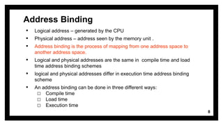 Memory management basics | PPT