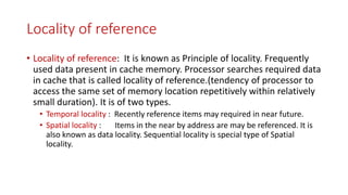 Memory organisation | PPT