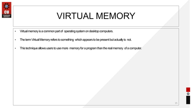 Memory organization.pptx | Data Storage and Warehousing | Computing