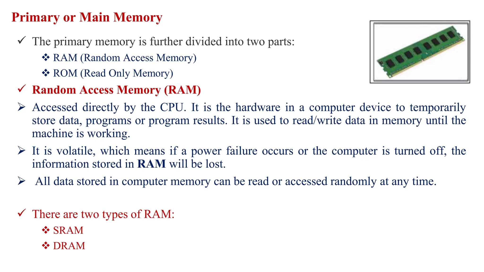 Memory Organization In Computer Organization And Architecture Ppt