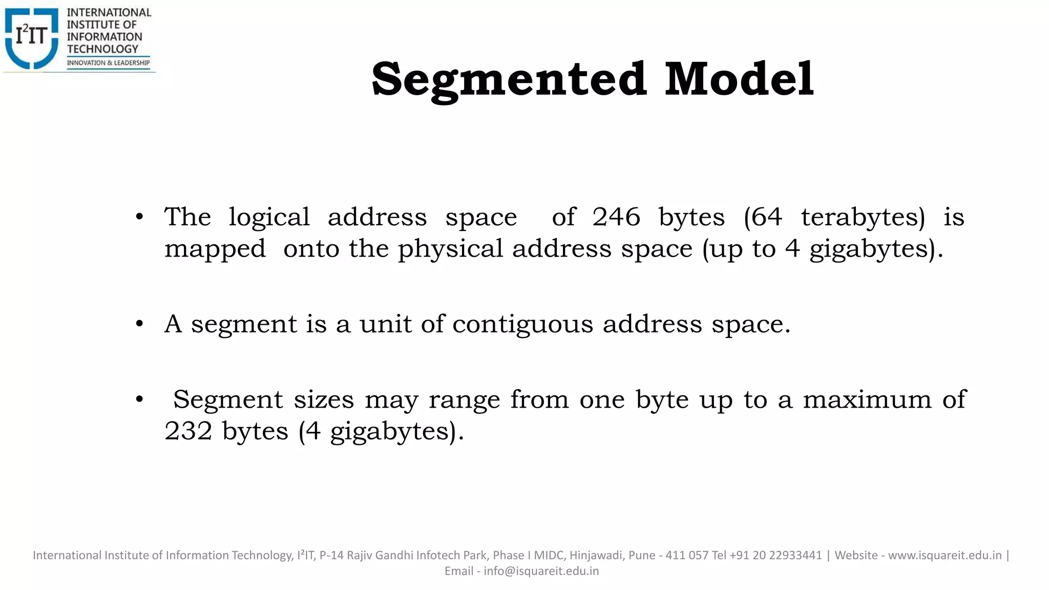 Memory Organization in 80386 | PPTX
