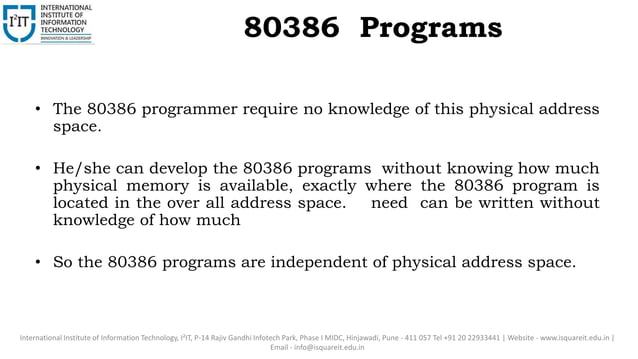 Memory Organization in 80386 | PPTX | Data Storage and Warehousing ...