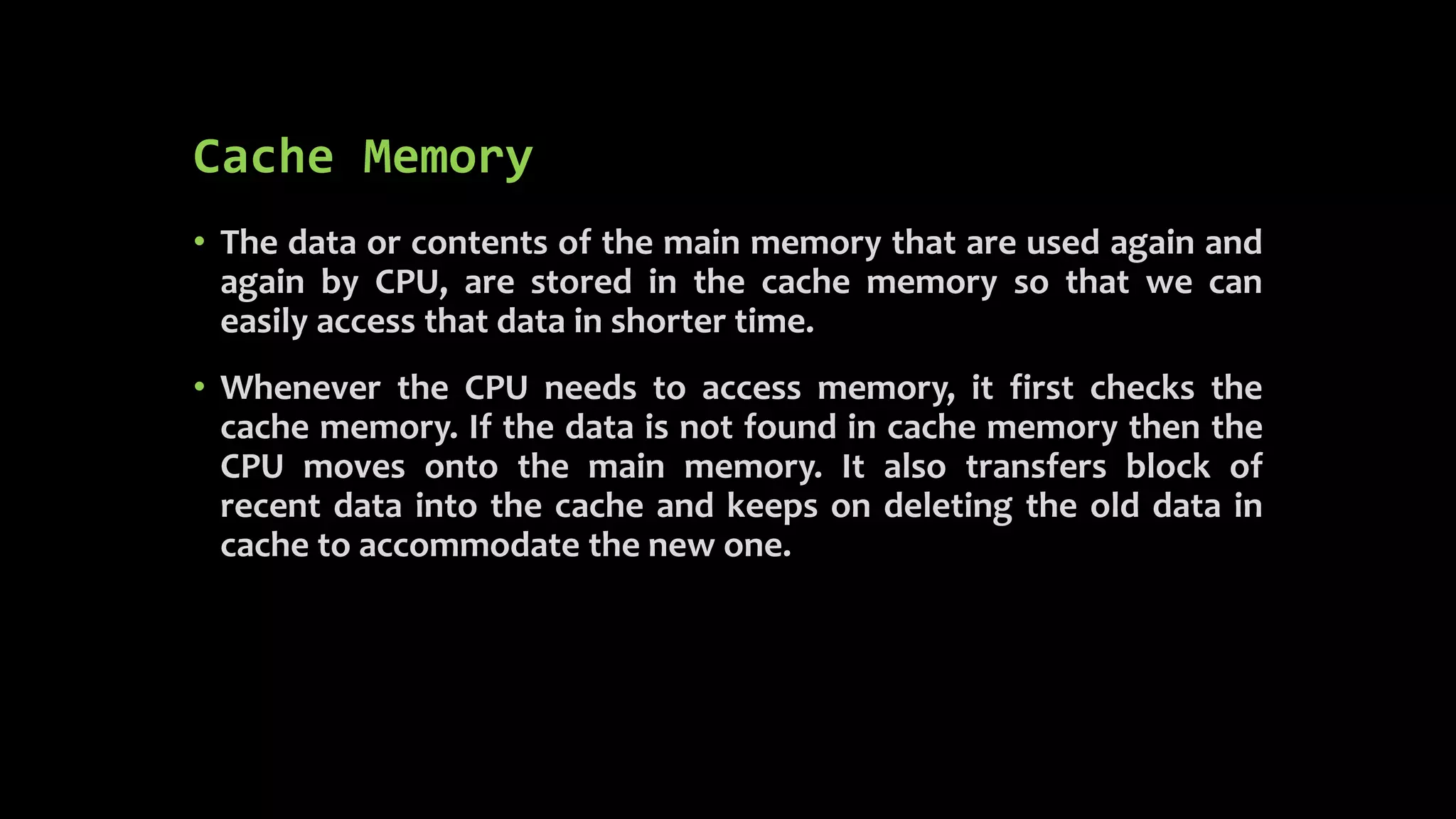Memory organization in computer architecture | PPTX | Computing ...